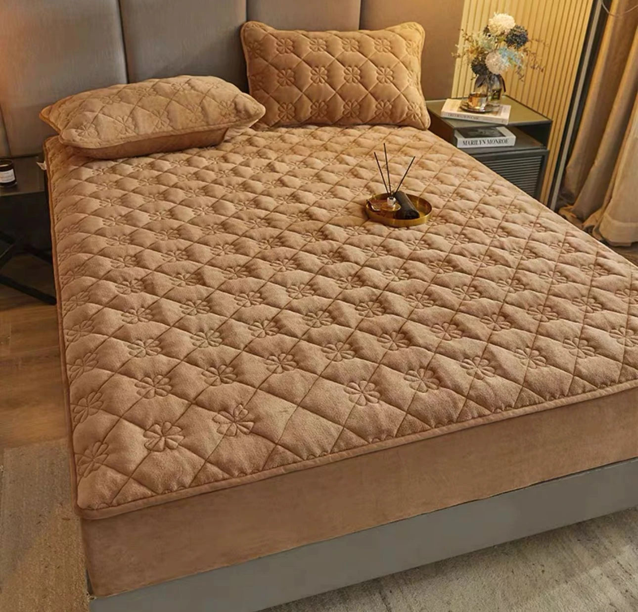 -NEW-HUSA/TOPPER PENTRU SALTEA CU ELASTIC – Casa Textile